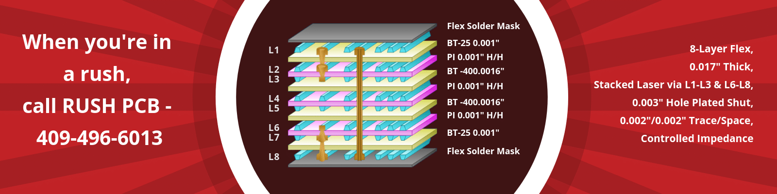 PCB, Printed Circuit Board Manufacturer, Design & Assembly | RushPCB USA